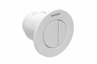 Geberit tryk Omega01, pneumatisk, til dobbel skyl, indbygget betjening ...